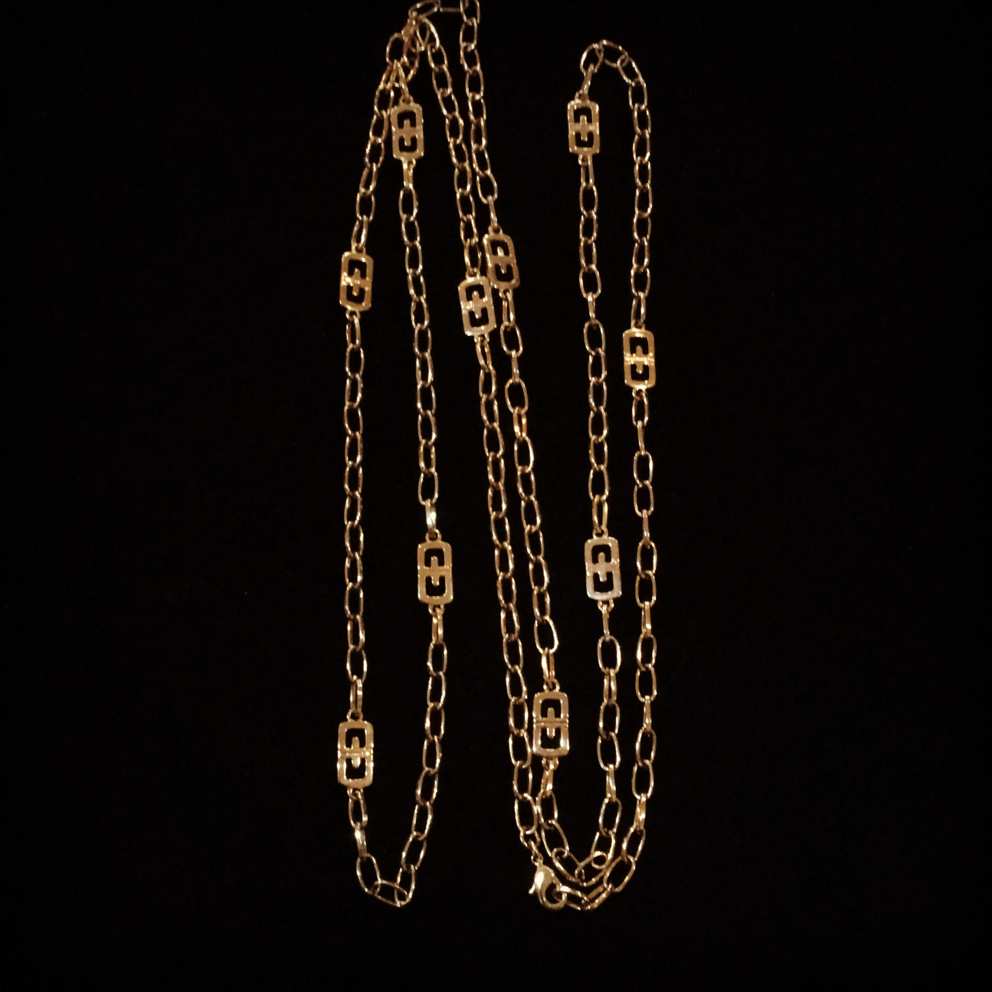 Gorgeous Gold Tone Extra Long Necklace - Gorgeous Gems