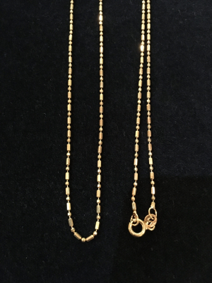 30 Inch Long Gold Plated Sterling Silver Chain - Gorgeous Gems